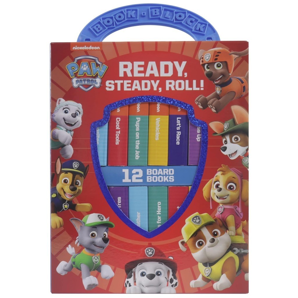 หนังสืออังกฤษใหม่ Nickelodeon PAW Patrol: Ready, Steady, Roll! 12 Board ...