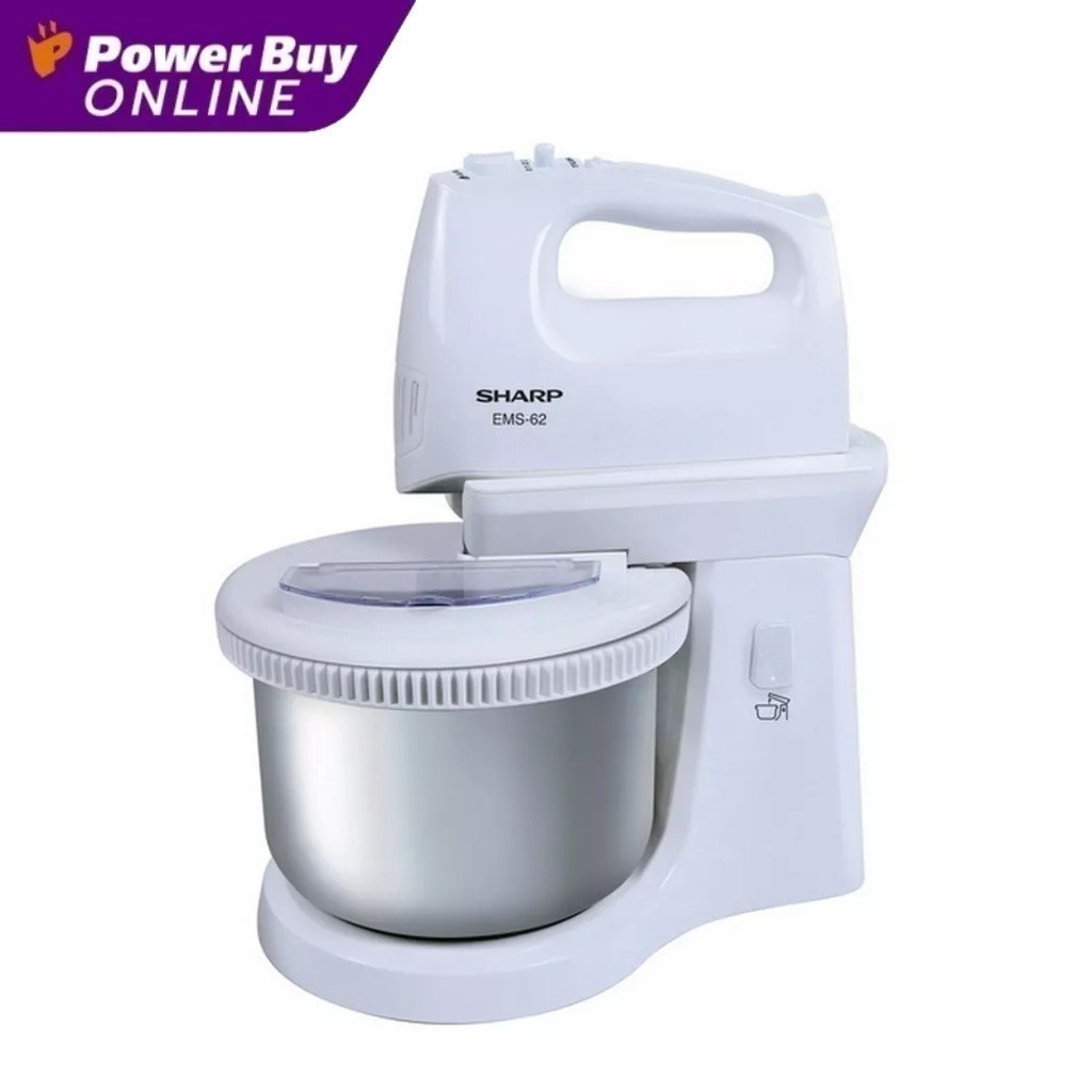 SHARP เครื่องผสมอาหาร (3 ลิตร,400วัตต์) รุ่น EMS-62 | Shopee Thailand