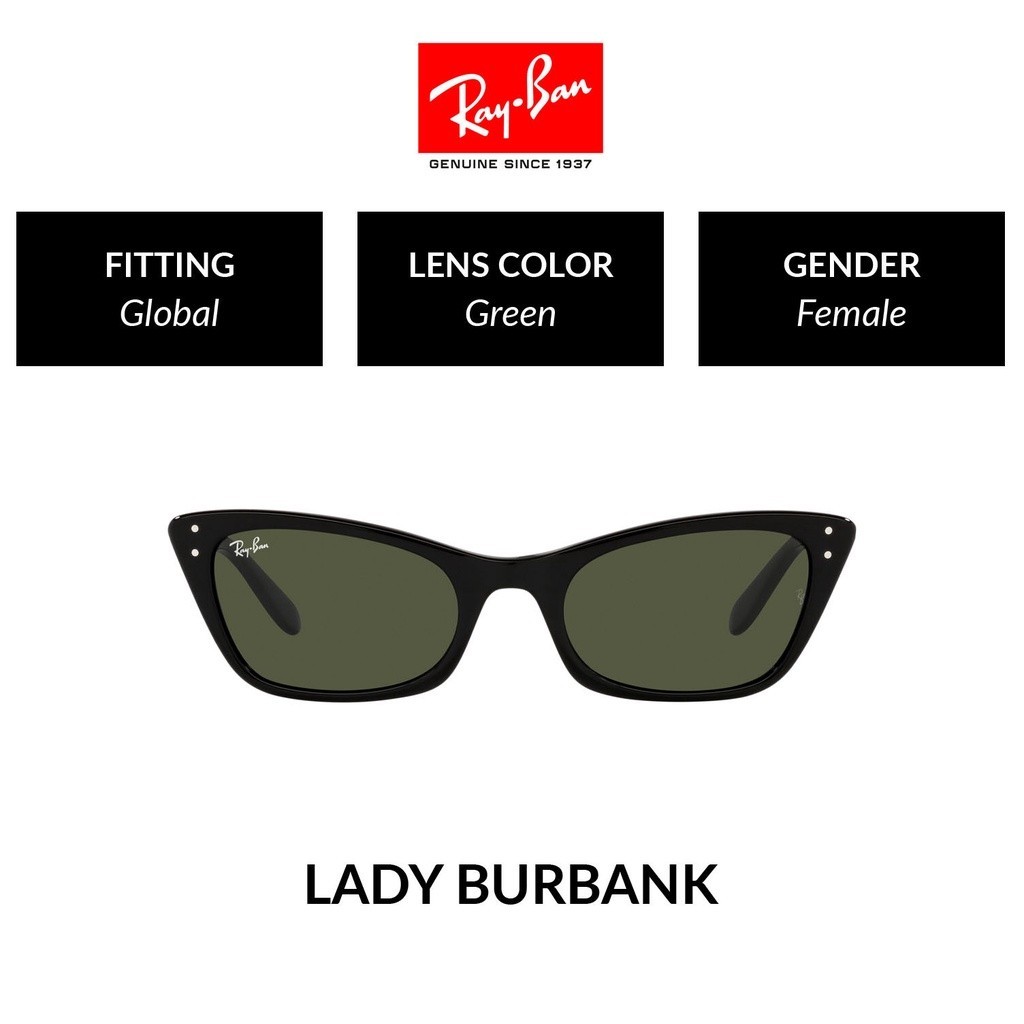 RAY-BAN LADY BURBANK - RB2299 901/31 | Shopee Thailand