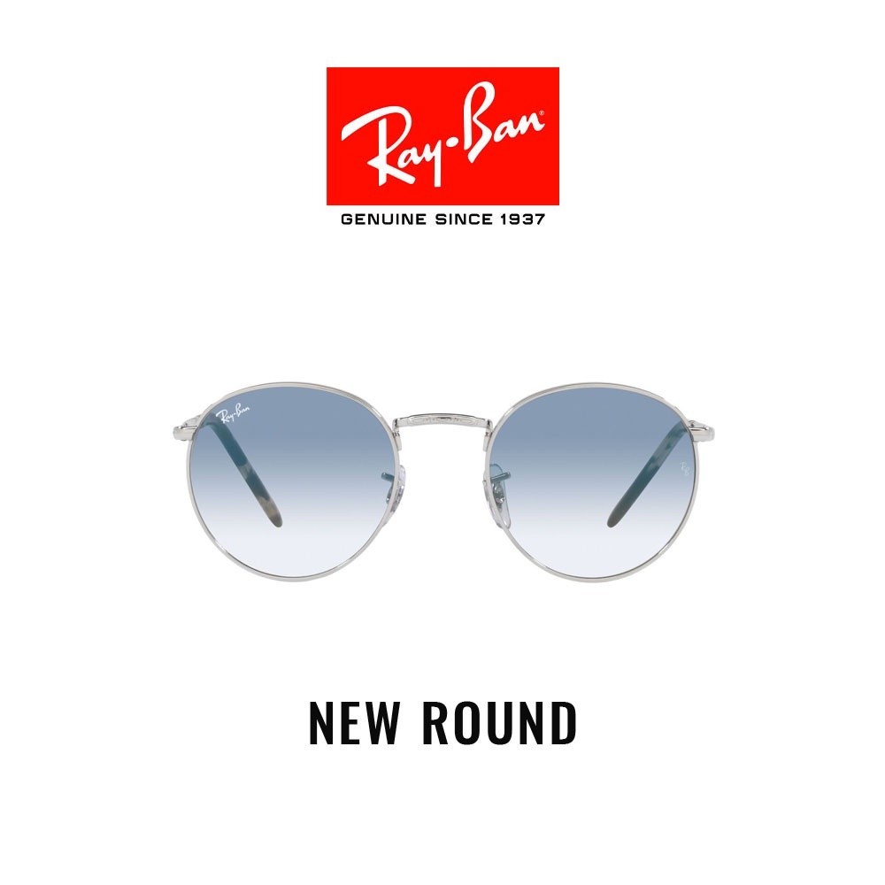 RAY-BAN NEW ROUND - RB3637 003/3F -Sunglasses แว่นกันแดด | Shopee Thailand