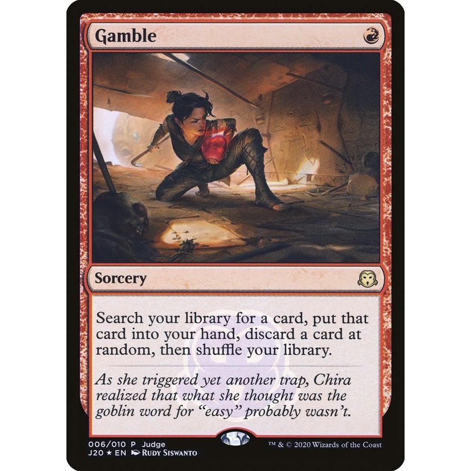 [Promotional judge Foil] - [Gamble] - (S) | Shopee Thailand