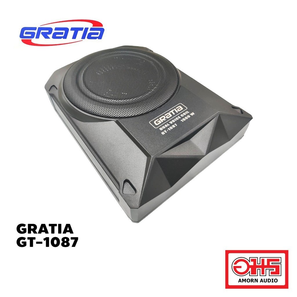 GRATIA GT-1087 10นิ้ว กำลังขับสูงสุด 1500Watts SUBBOX BASSBOX AMORNAUDIO อมรออดิโอ | Shopee Thailand