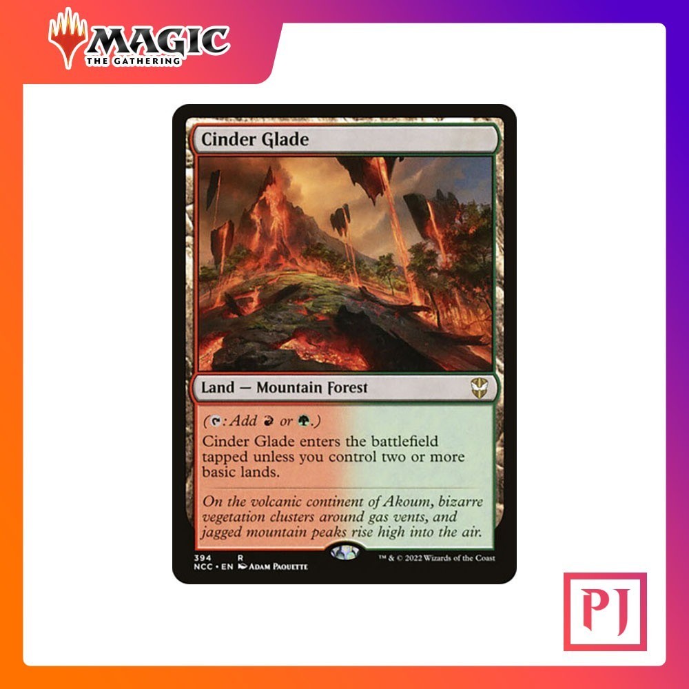 [MTG] Cinder Glade [NCC] [LAND] [RARE] [NORMAL] [ENG] (การ์ดเมจิค ...