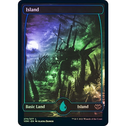 [MTG] Innistrad : Crimson Vow (268-277) Basic Land (Full Art) [LAND ...