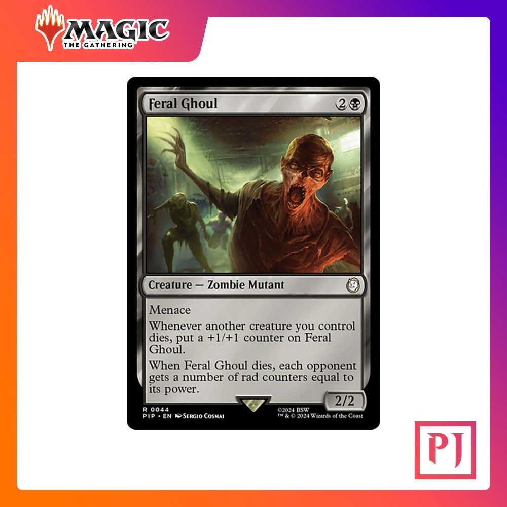 [MTG] Feral Ghoul - Fallout Commander [PIP] [BLACK] [RARE] [NORMAL ...