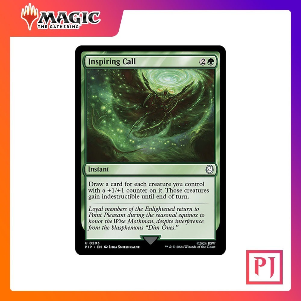 [MTG] Inspiring Call - Fallout Commander [PIP] [GREEN] [UNCOM] [NORMAL ...