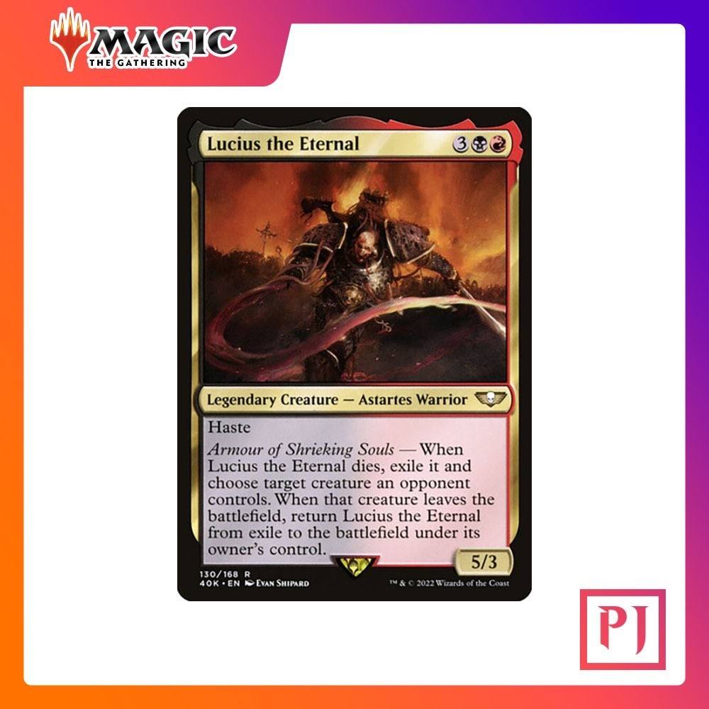 [MTG] Lucius the Eternal - Warhammer [40K] [MULTI] [RARE] [NORMAL] [ENG ...