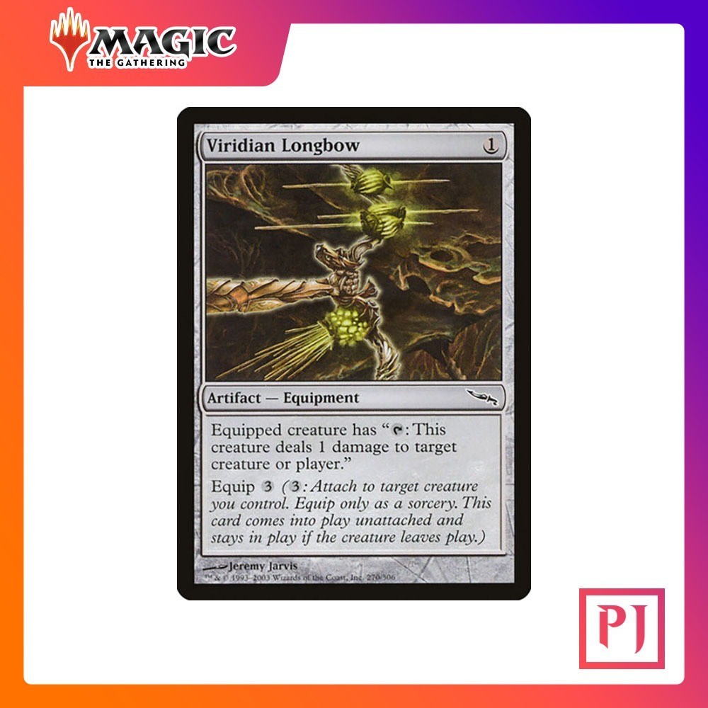 [MTG] Viridian Longbow [MRD] [ARTIFACT] [COMMON] [NORMAL] [ENG] (การ์ด ...
