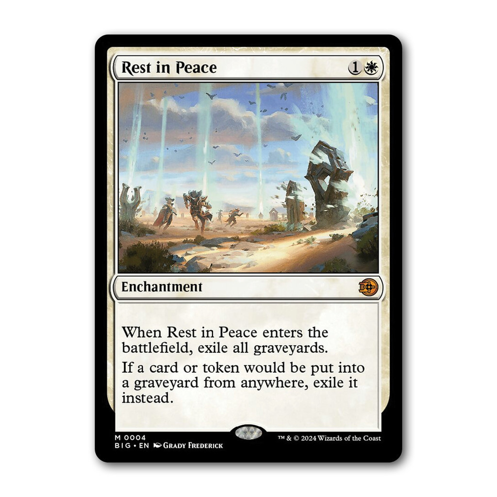 [MTG] Rest in Peace [BIG] [White] [Mythic] [Normal] [ENG] [2024] (Magic ...