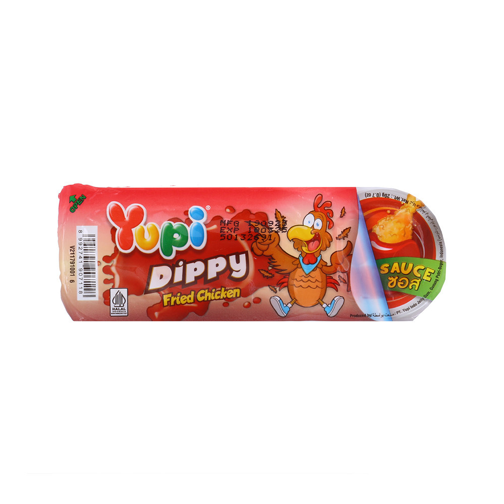 ยูปี้ดิปปี้ฟรายด์ชิคเก้น 20 กรัมYUPI DIPPY FRIED CHICKEN 20 G. | Shopee ...