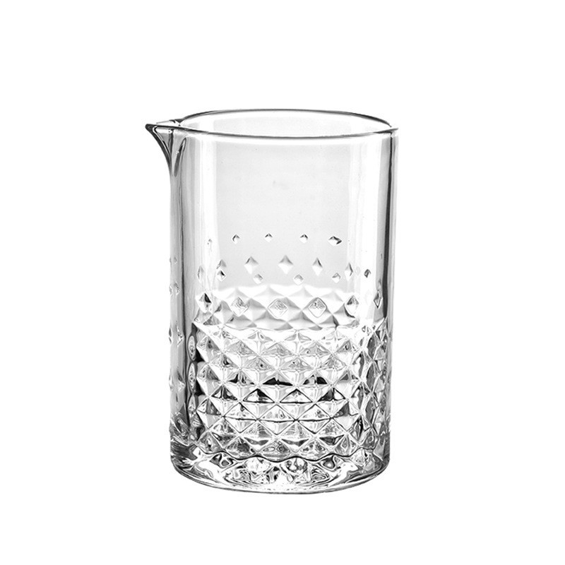 European-Style Carved Crystal Glass Shaker Cocktail Mixing Cup Bar ...