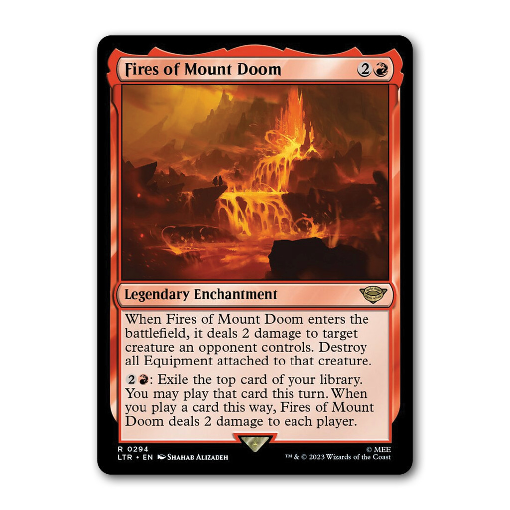 [MTG] Fires of Mount Doom [LTR] [Red] [Rare] [Normal] [ENG] [2023 ...