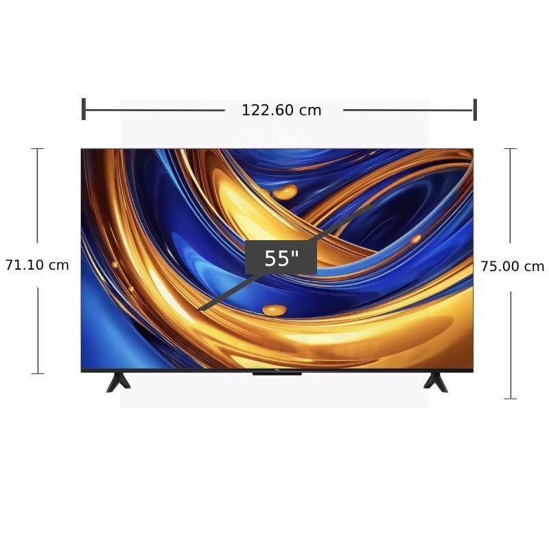 TCL ทีวี 55P655 Google TV 55 นิ้ว 4K UHD LED รุ่น 55P655 ปี 2024 ...
