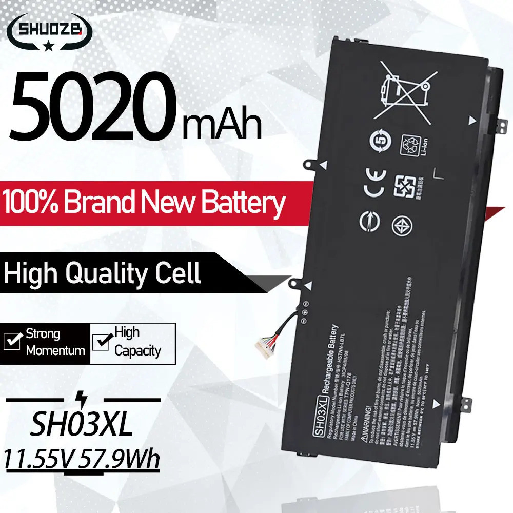 New SH03XL CN03XL HSTNN-LB7L Battery For HP Spectre X360 13-AC033DX 13 ...