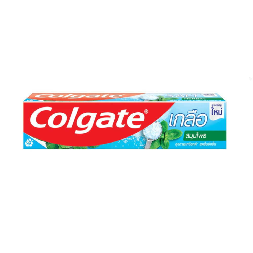 Colgate Salt Herbal Toothpaste 150 g. คอลเกตยาสีฟันเกลือสมุนไพร 150 ...