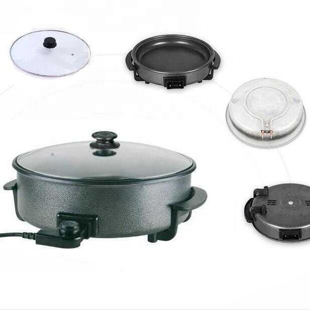 Deep And Large Size Electric Frying Pan, Electric Frying Pan, Pizza Pan ...
