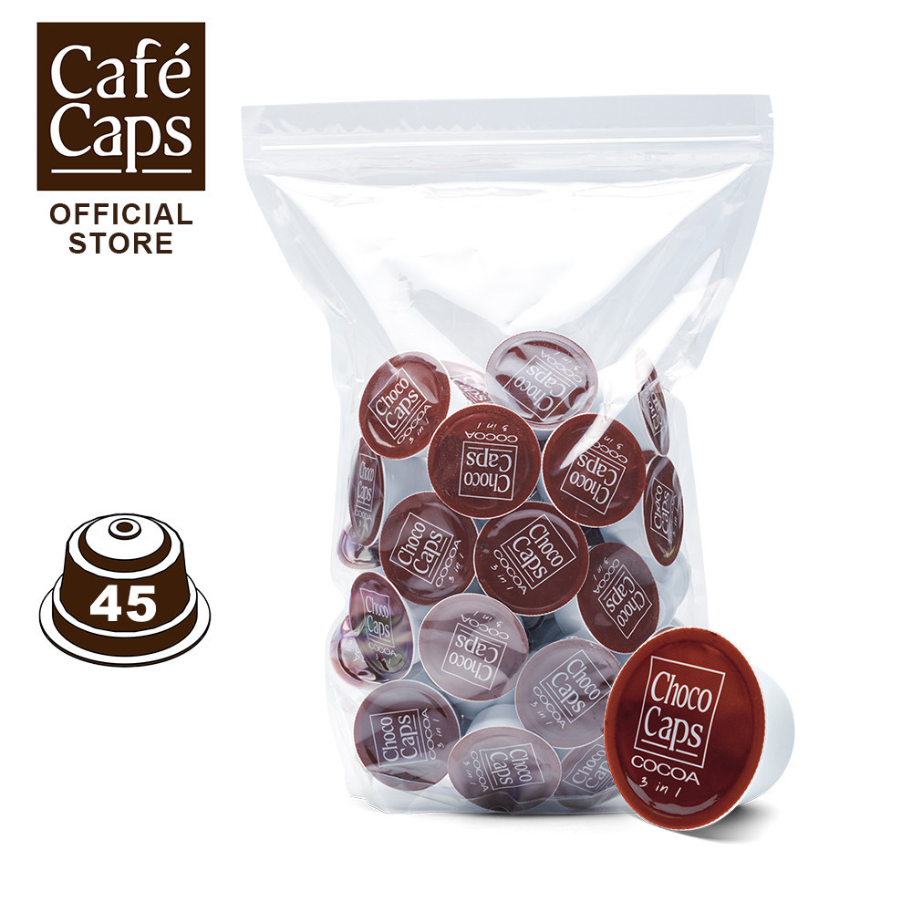 Dolce Gusto Compatible Cocoa Capsule - Cafecaps (1 Bag X 45 Caps ...