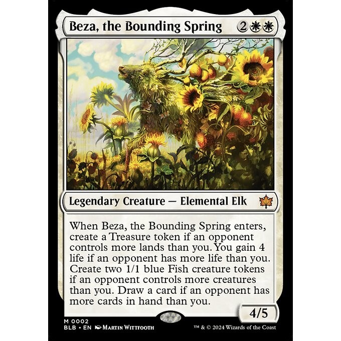 [Bloomburrow] - [BLB] - (M) - [Beza, the Bounding Spring] - [2024 ...