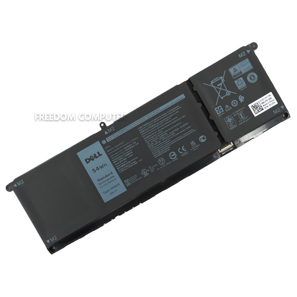 แบตเตอรี่โน๊ตบุ๊ค(แท้) V6W33 ใส่ DELL Inspiron 15-5510 5415 5510 5515 ...