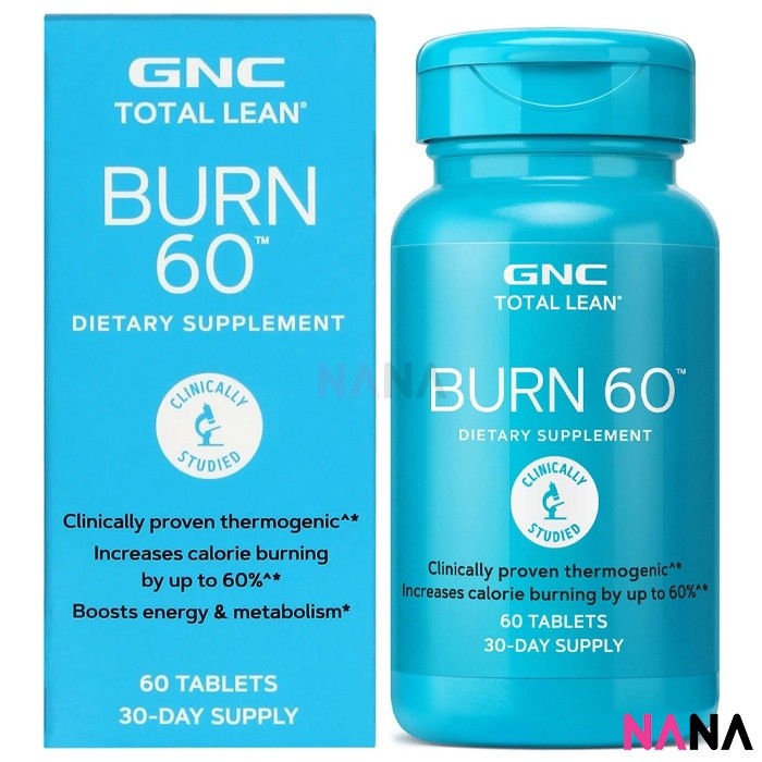 GNC Total Lean Burn 60 60 Tablets อาหารเสริมควบคุมน้ำหนัก ลดน้ำหนัก 60 เม็ด | Shopee Thailand
