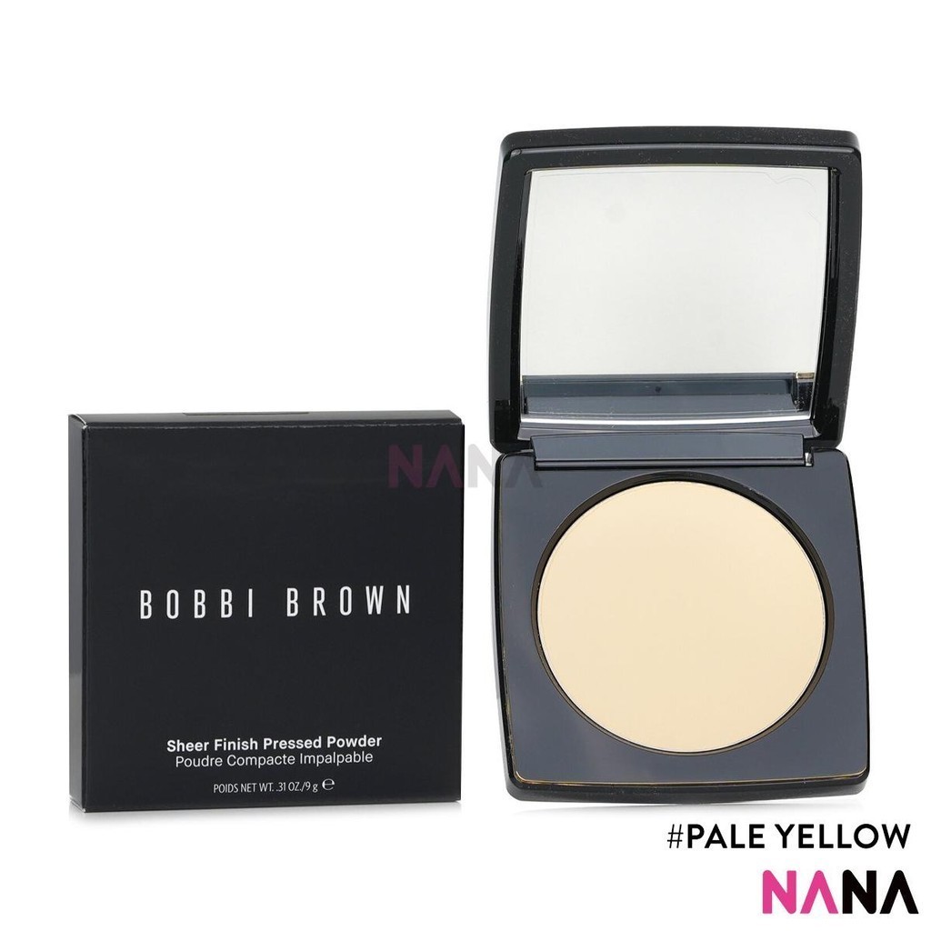 BOBBI BROWN Sheer Finish Pressed Powder #01 Pale Yellow 9g | Shopee ...