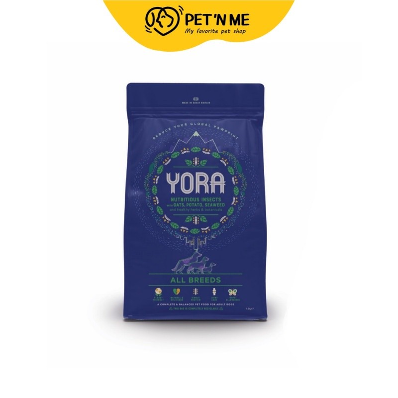 Yora โยรา อาหารเม็ด สำหรับสุนัขโตทุกสายพันธุ์ 1.5 kg | Shopee Thailand