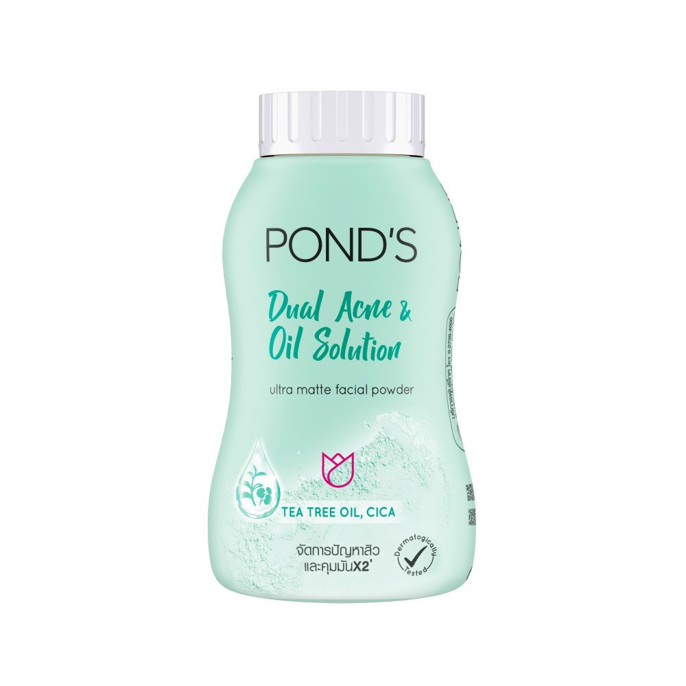 Pond's Dual Acne & Oil Solution Ultra Matte Facial Powder 50G | Shopee ...
