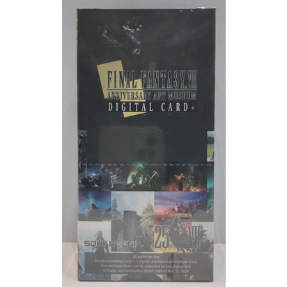 FF FF-7mdc--box FF VII Anniversary Art Museum Digital Card Plus Booster ...