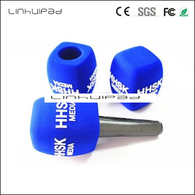 77N 3 Color quadrilate Interview Mic Foam windscreen Handheld ...