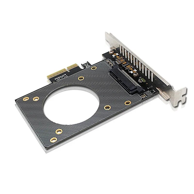 57Y U.2 SSD SFF-8639 To PCI-e X4 Expansion Adapter Card Support U.2 ...