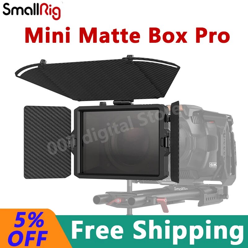 33U SmallRig Mini Matte Box Pro All-round Against Glare and Flare Upgraded Quick Release with ...