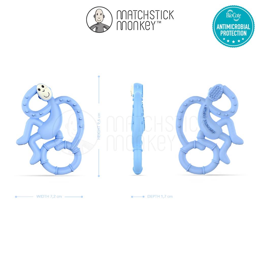 MATCHSTICK MONKEY MINI MONKEY TEETHING TOY ยางกัดและของเล่นสำหรับเด็กเเบรนด์ MATCHSTICK MONKEY ...