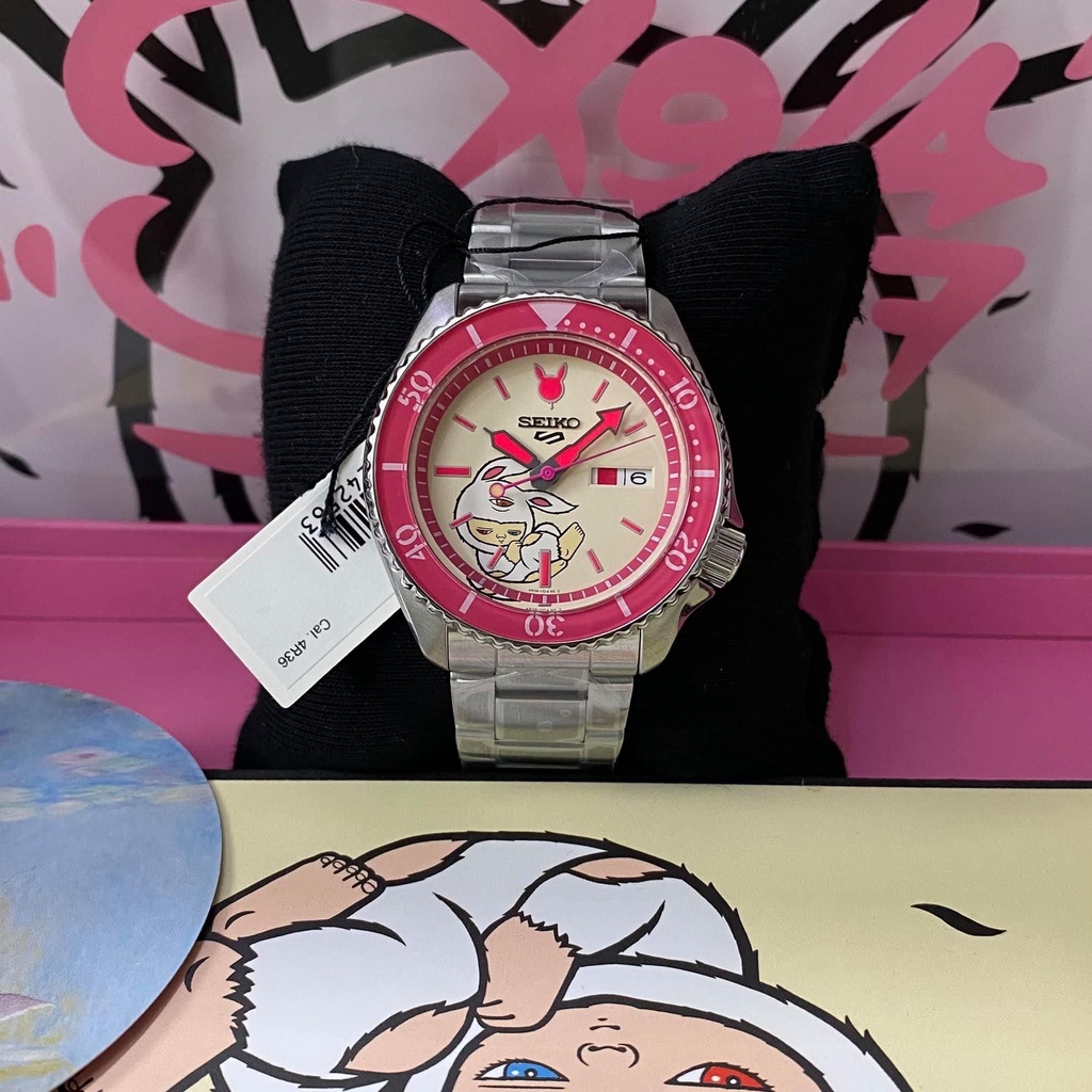 Seiko Limited500เรือนในโลก Alex Face สีชมพู ตัวTopสุด Graffiti จาก ...
