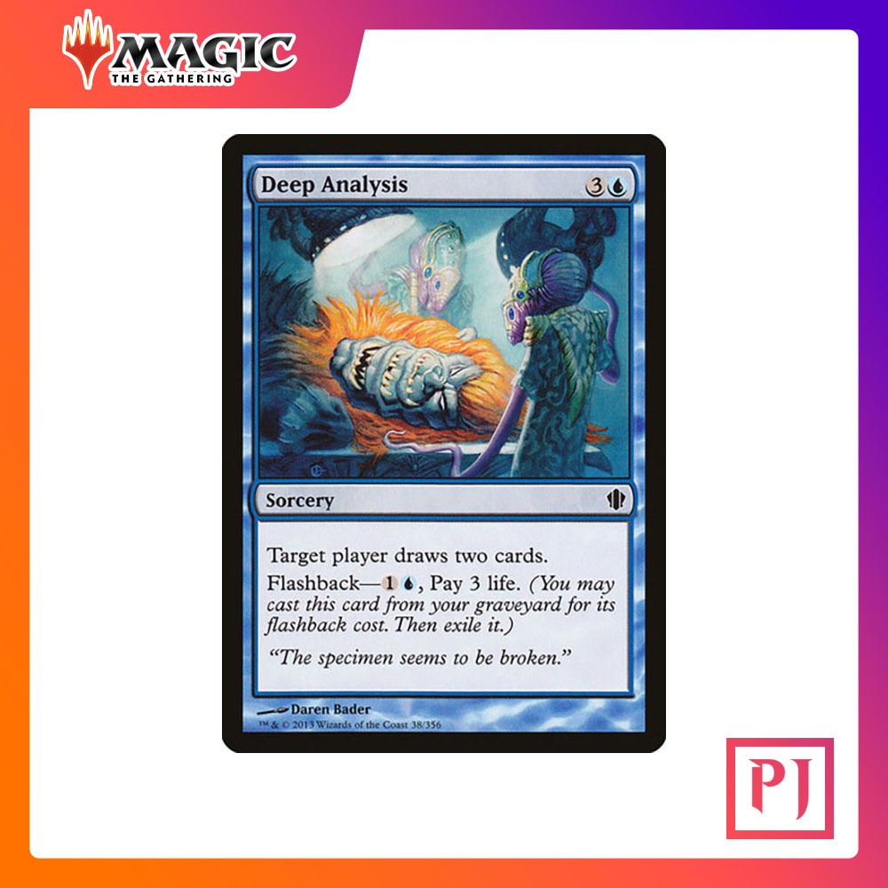 [MTG] Deep Analysis [C13] [BLUE] [COMMON] [NORMAL] [ENG] (การ์ดเมจิค ...