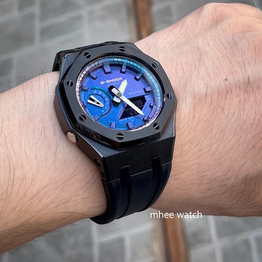 G-Shock Custom Gen3 Black Rubber AP Style with Titanium color Dial ...