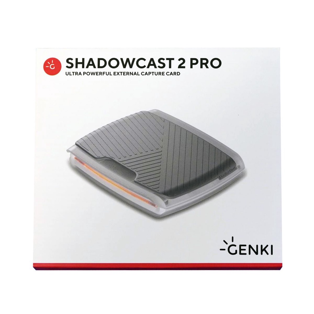 Genki ShadowCast 2 Pro External Game Capture Card - 1080p/240Hz, 4K60 ...