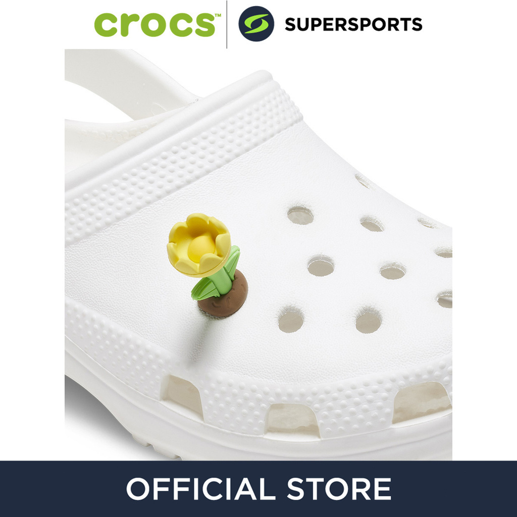 CROCS Jibbitz Yellow 3D Flower ตัวติดรองเท้า | Shopee Thailand
