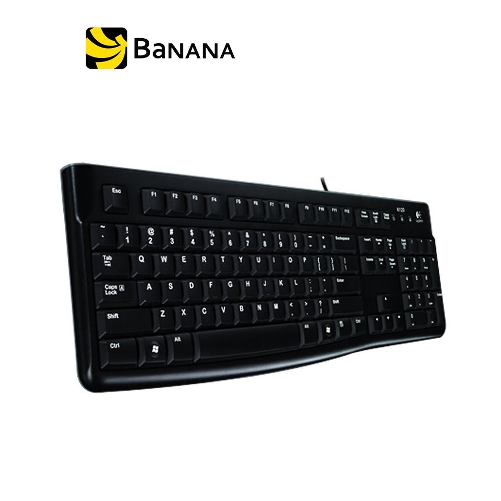 คีย์บอร์ด Logitech Wired Keyboard USB K120 by Banana IT | Shopee Thailand