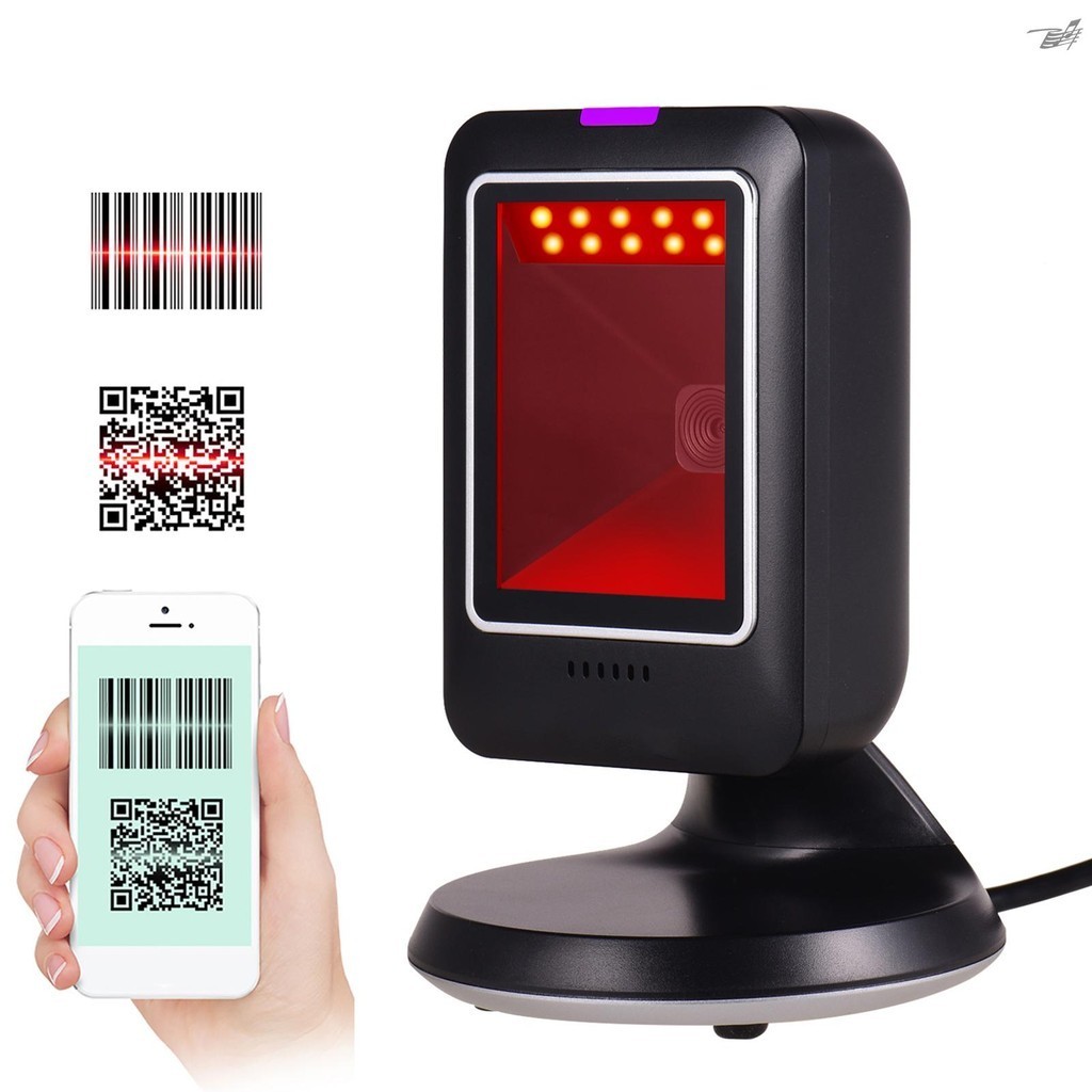 Delivery Today MP6300Y 1D/2D/QR Omnidirectional Barcode Scanner USB Wired Bar Code Reader CMOS ...