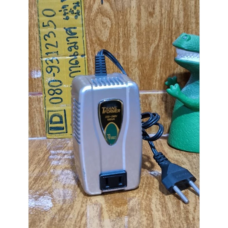 หม้อแปลงไฟ AC Kashimuraจาก220โวลท์เป็น100โวลท์ ขนาด100วัตต์ ใช้งานปกติสินค้ามือสอง | Shopee Thailand