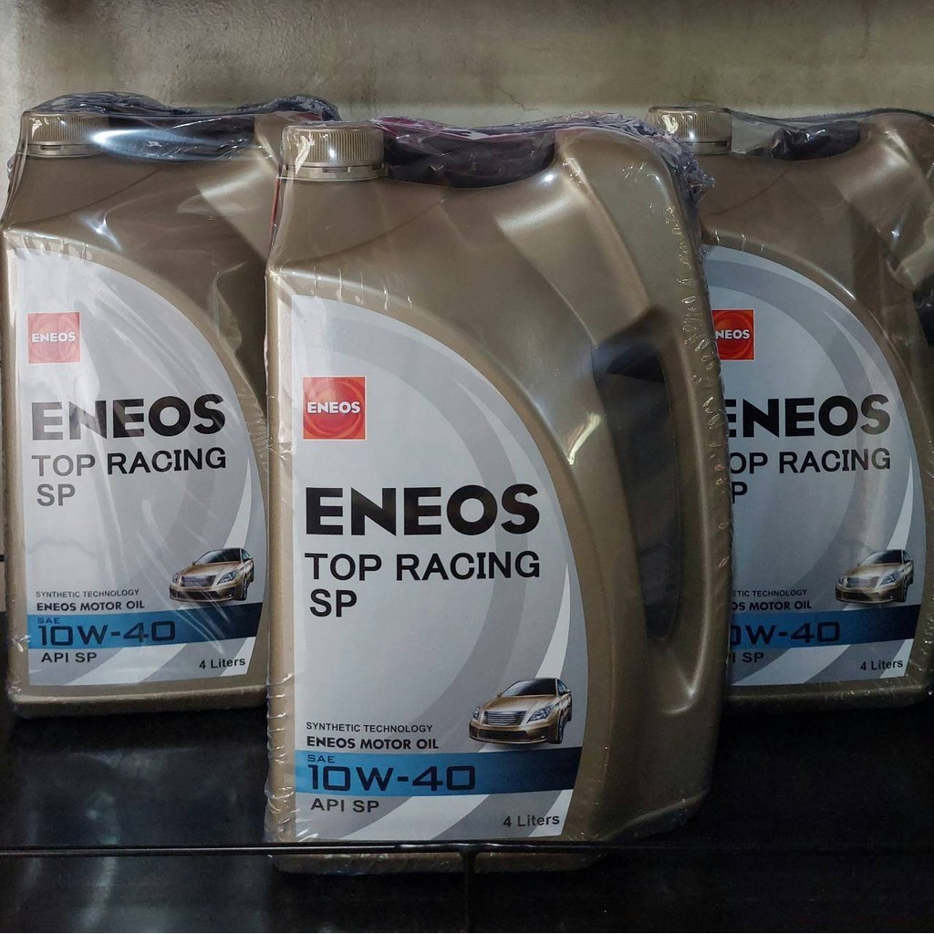 ENEOS TOP RACING 10W-40 4ลิตร (น้ำมันเครื่องแบนซิน) | Shopee Thailand