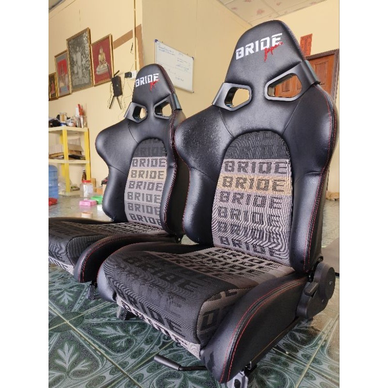 🚘 BRIDE VORGA หนังดำกลางผ้าBRIDE 🚘งานเนียนๆ | Shopee Thailand