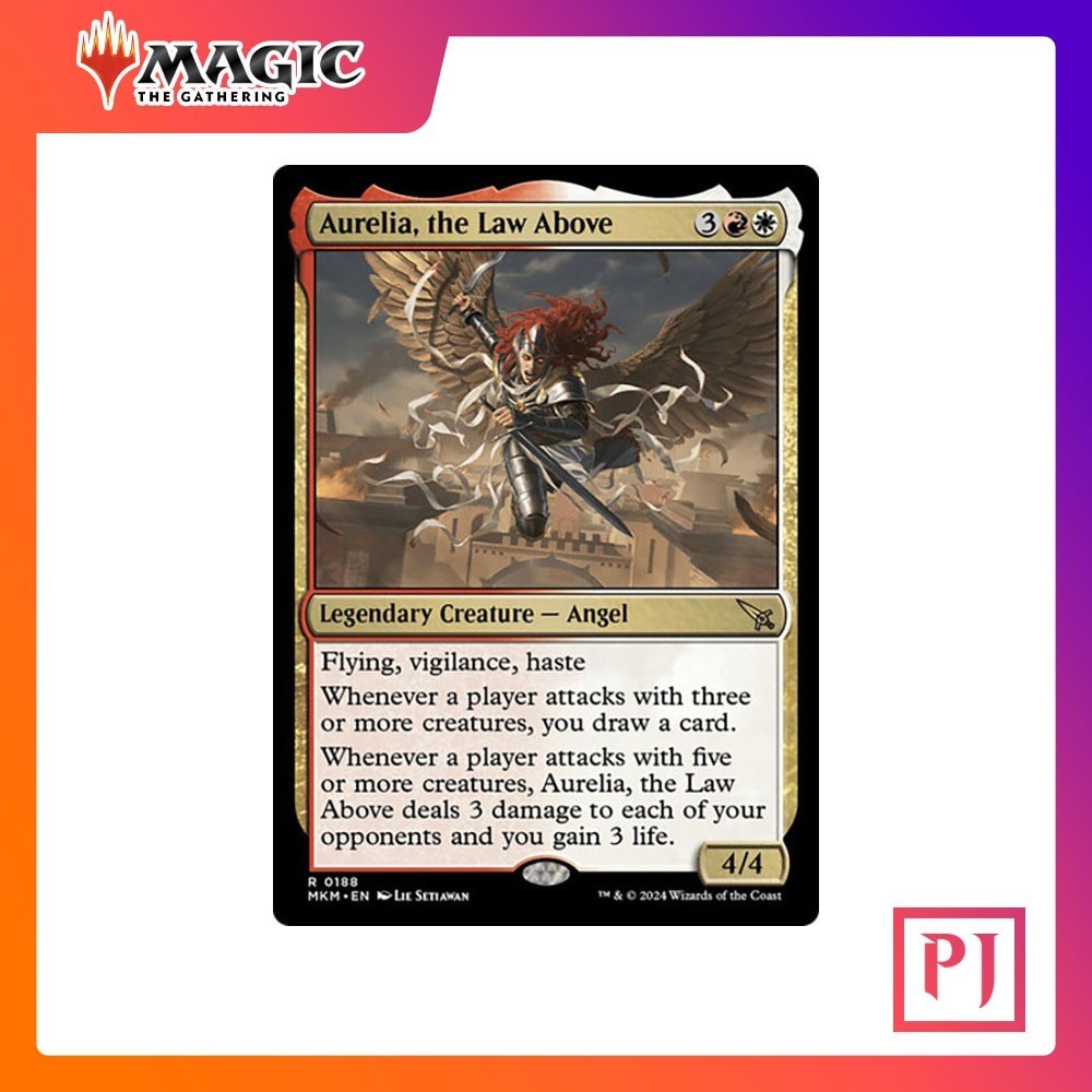 [MTG] Aurelia, the Law Above [MKM] [MULTI] [RARE] [NORMAL] [ENG] (การ์ด ...