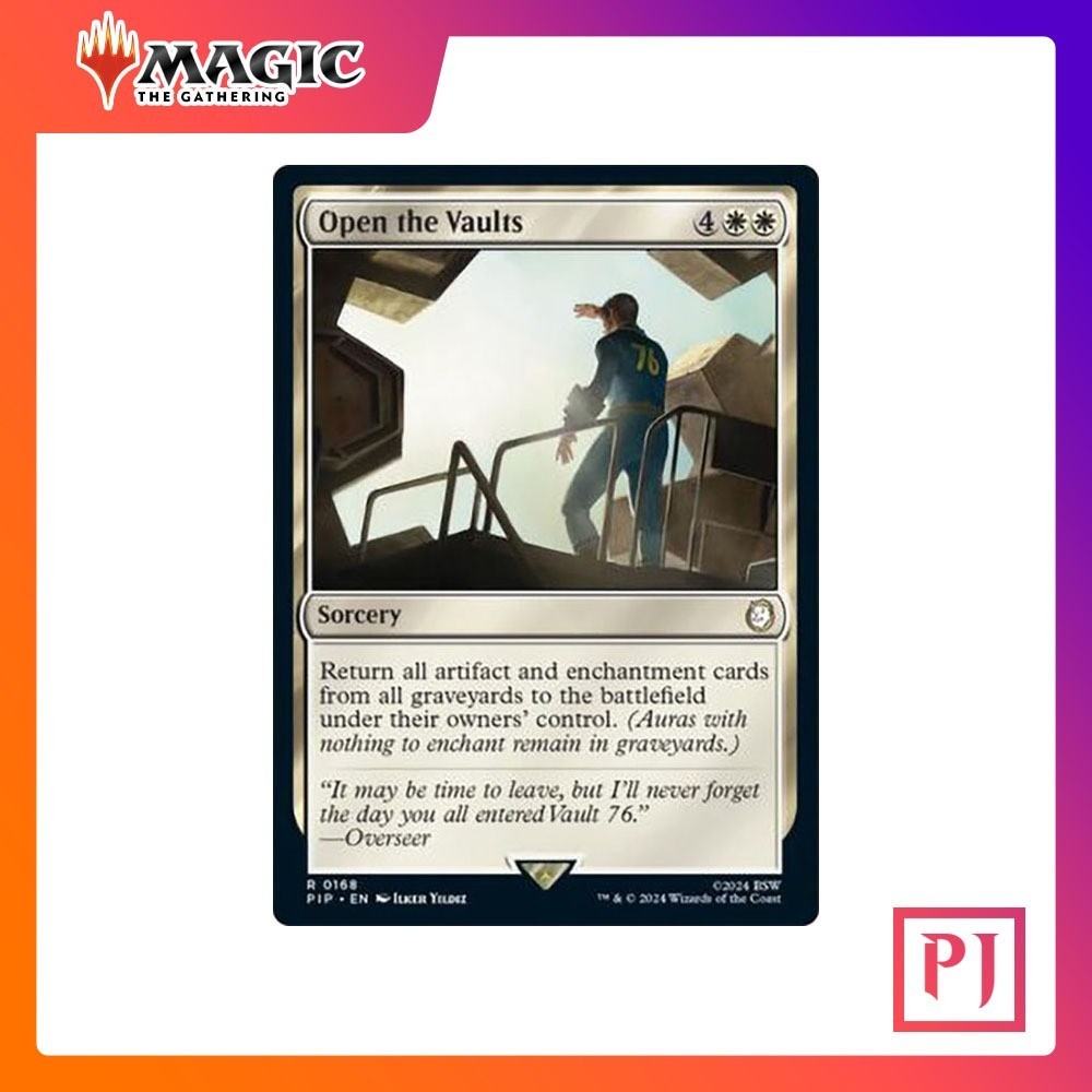 [MTG] Open the Vaults - Fallout Commander [PIP] [WHITE] [RARE] [NORMAL ...