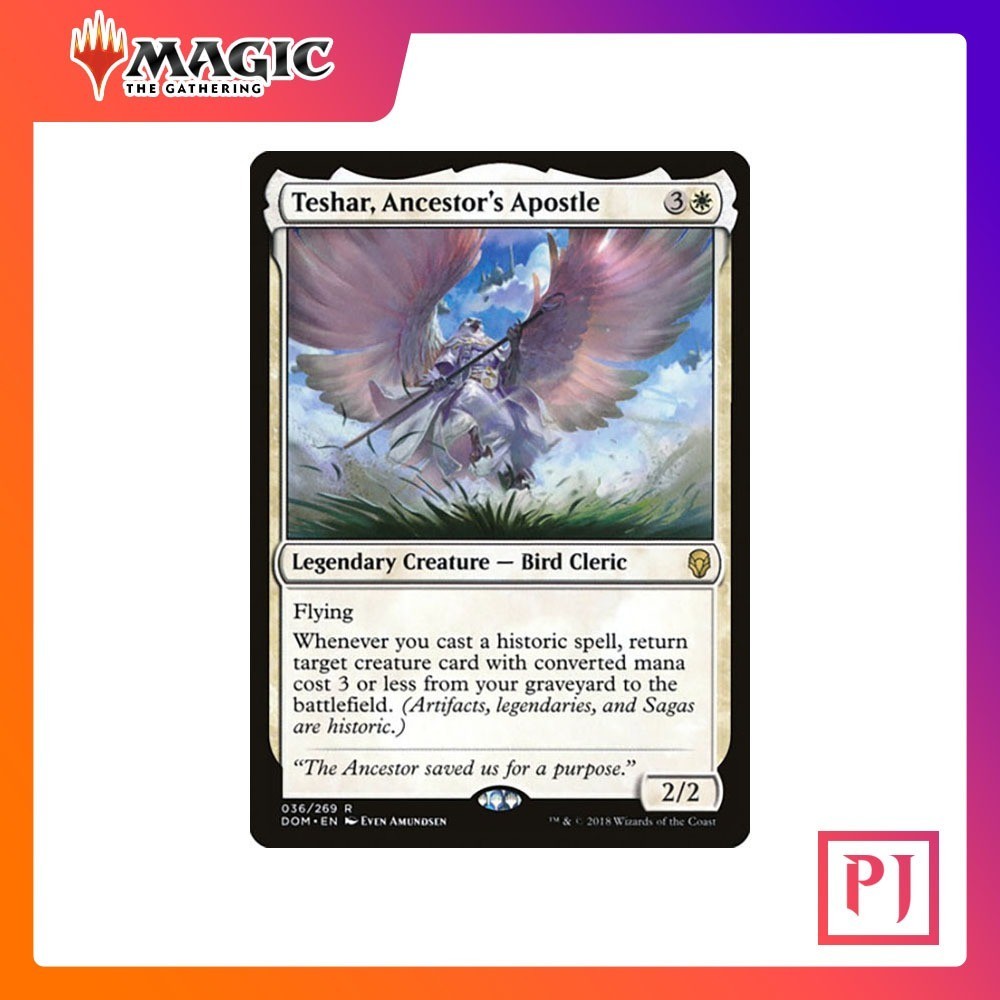 [MTG] Teshar, Ancestor's Apostle [DOM] [WHITE] [RARE] [NORMAL] [ENG ...