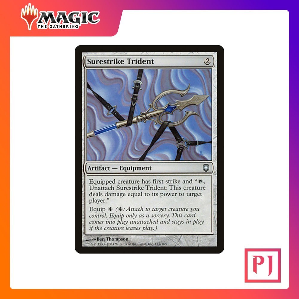 [MTG] Surestrike Trident [DST] [ARTIFACT] [UNCOM] [NORMAL] [ENG] (การ์ด ...