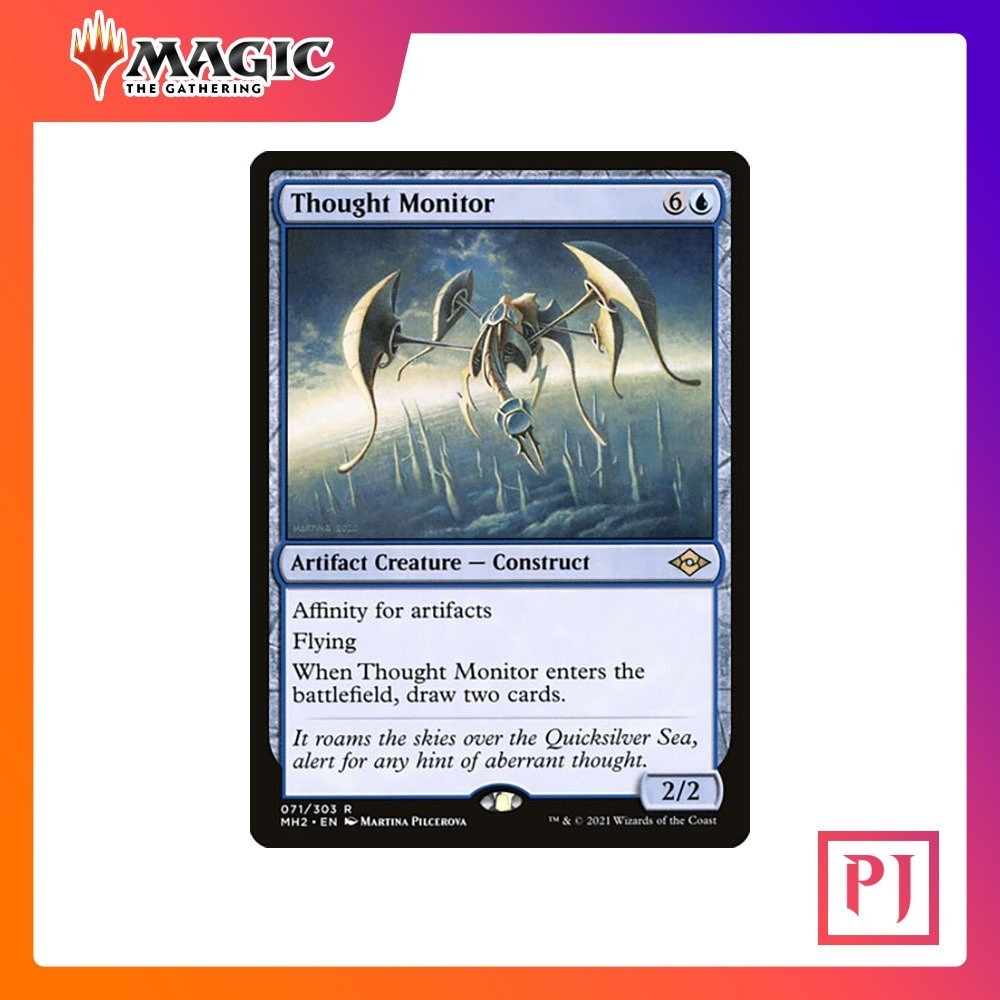 [MTG] Thought Monitor [MH2] [BLUE] [RARE] [NORMAL] [ENG] (การ์ดเมจิค ...