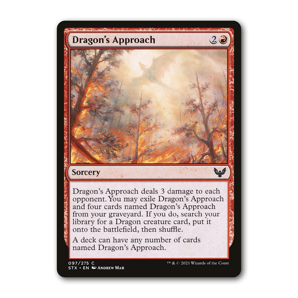 [MTG] Dragon's Approach [STX] [Red] [Common] [Normal] [ENG] [2021 ...