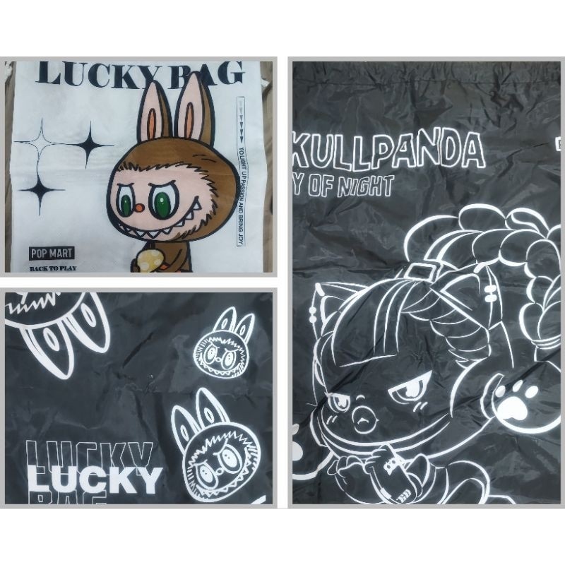 ⭐พร้อมส่ง⭐ POPMART - ถุงผ้า Labubu Lucky Bag / Skullpanda หลายขนาด (Art ...