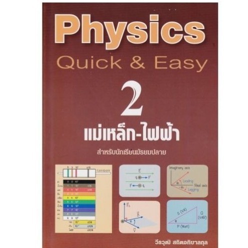 Chulabook|12|หนังสือ|PHYSICS: QUICK & EASY 2 แม่เหล็ก-ไฟฟ้า (สำหรับนักเรียนมัธยมปล | Shopee Thailand